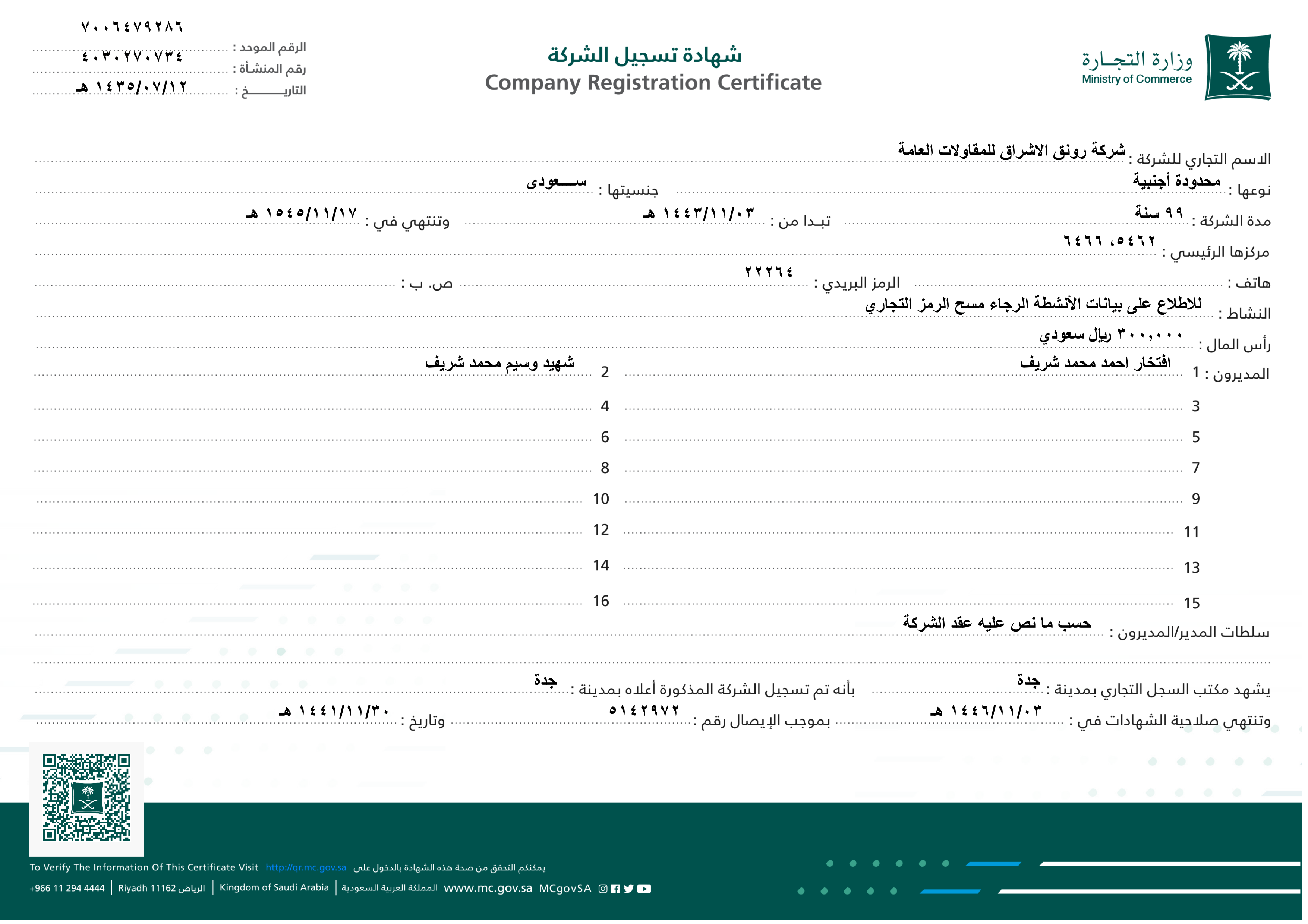 International Office – Zain Engineering Company